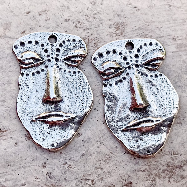 Metal Face Jewelry - Etsy