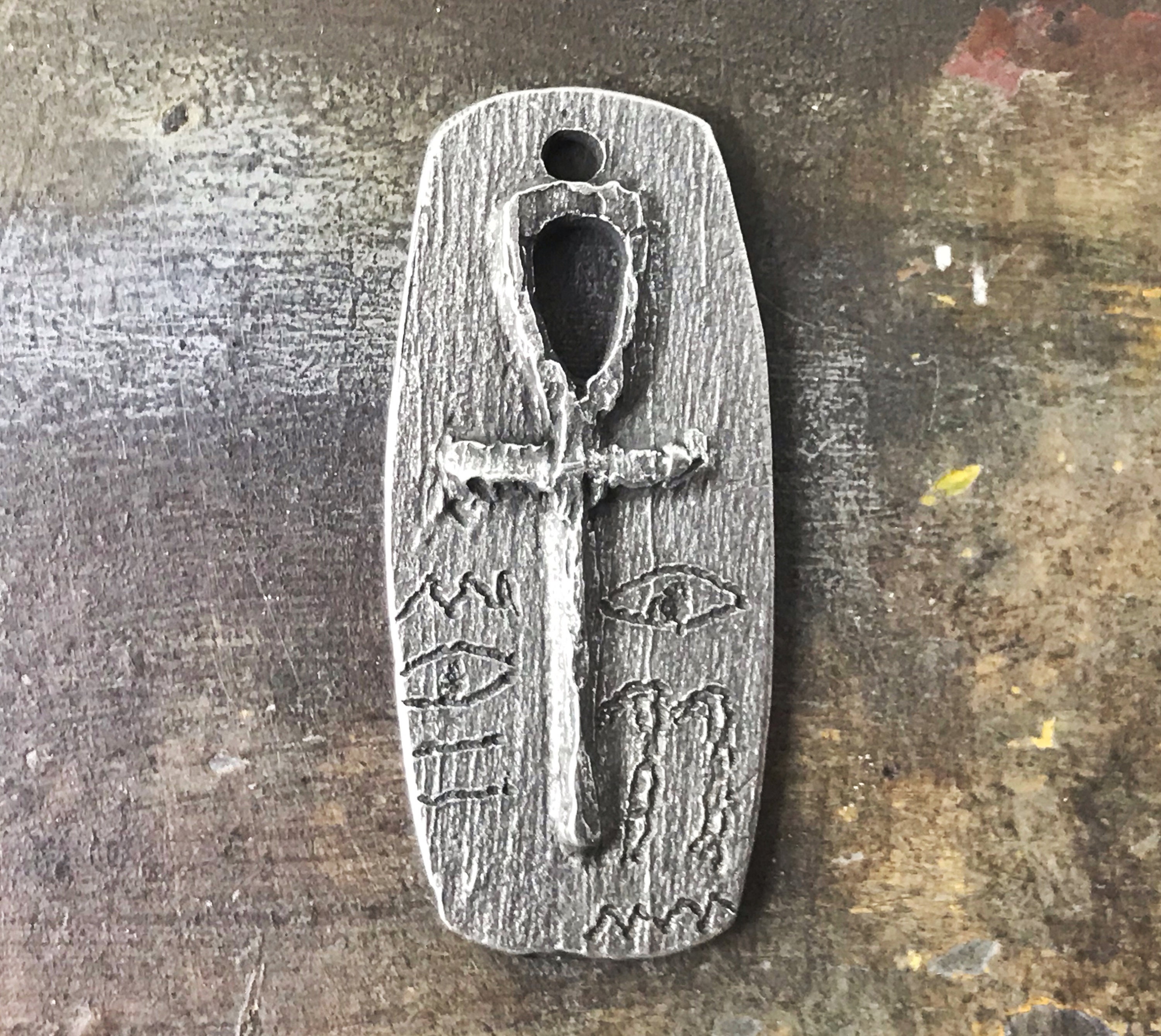 Ankh Pendant 38mm Handcrafted Handmade Jewelry Components | Etsy