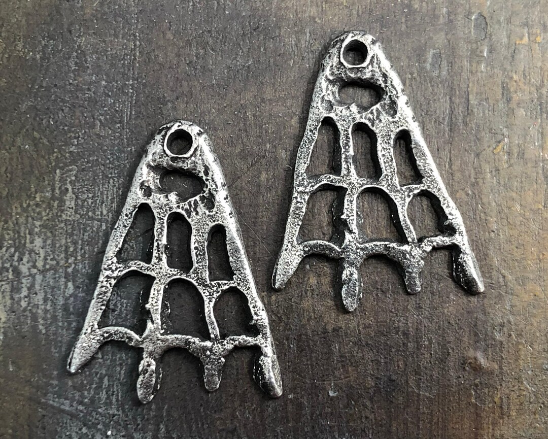 Artisan Spider Web Charms, Handcrafted Jewelry Making Components for ...