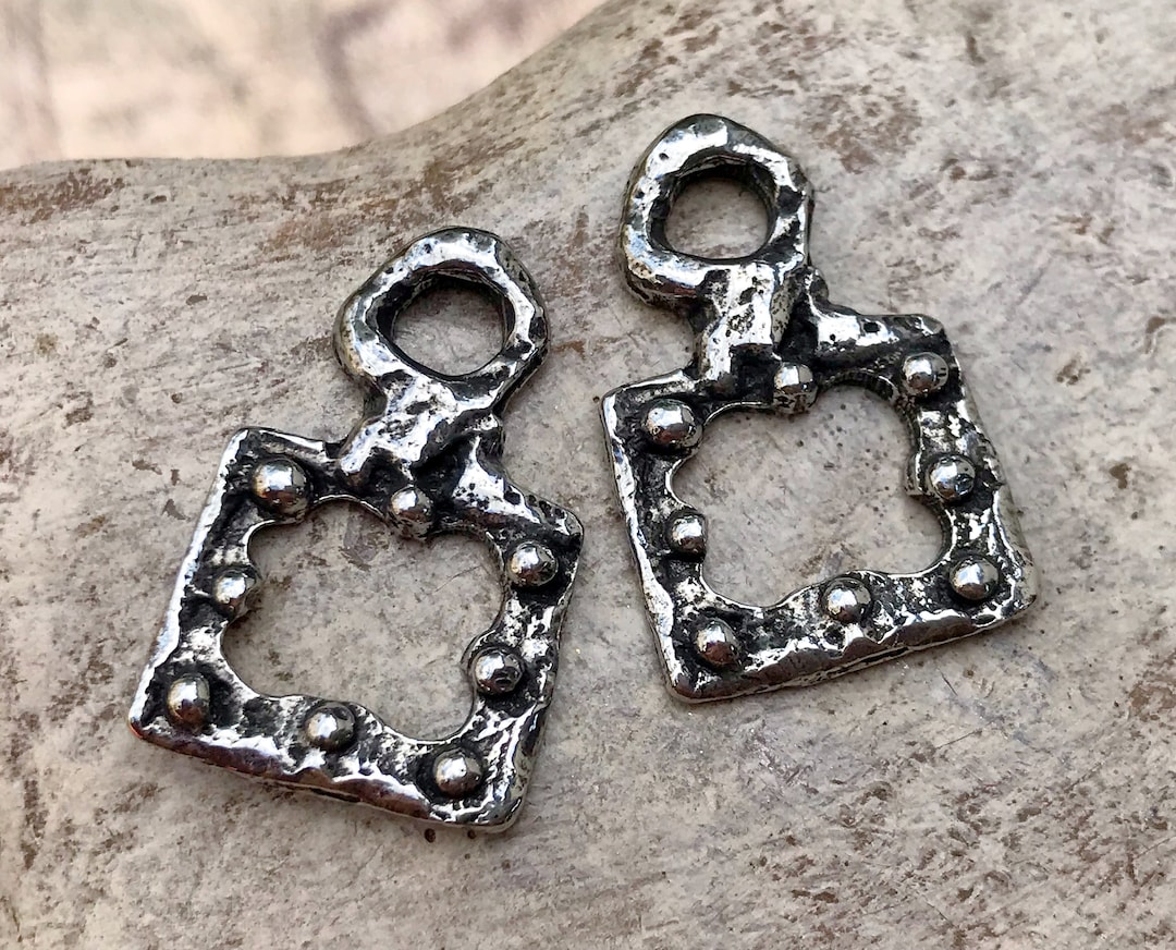 Encantos de pendientes hechos a mano, 22 mm, componentes de fabricación ...