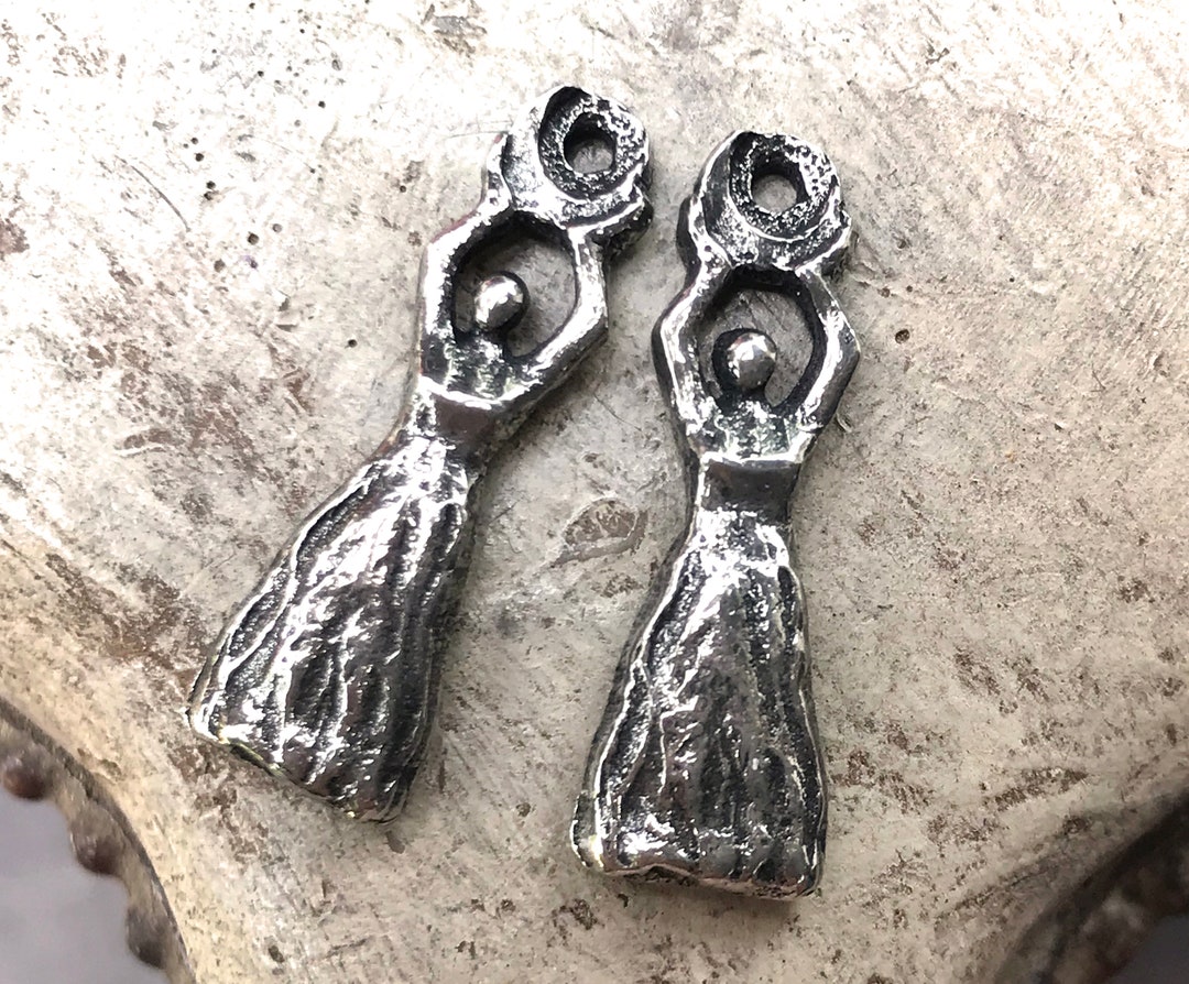 Moon Goddess Charms, Polished, Artisan Handcrafted Handmade Jewelry ...