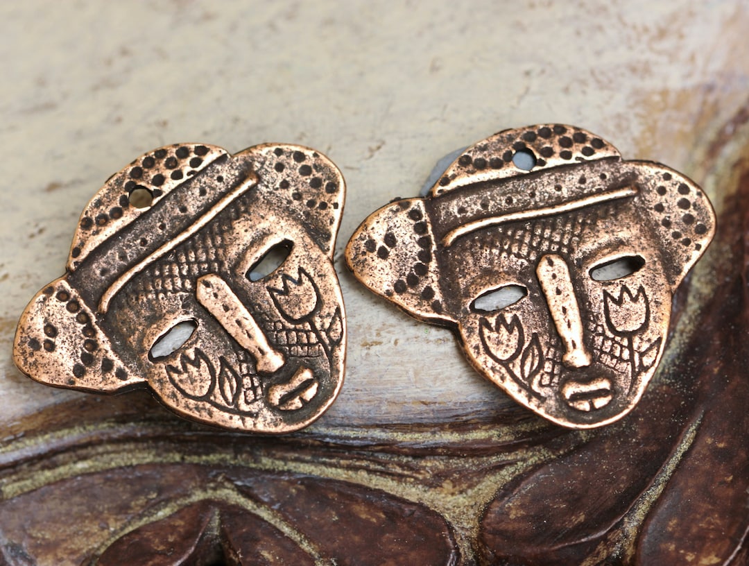 Handmade Face Jewelry Charms for Earring Making, DIY Crafting ...