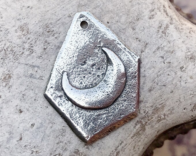 Handcrafted Crescent Moon Pendant for Necklaces, Artisan Crafted DIY ...