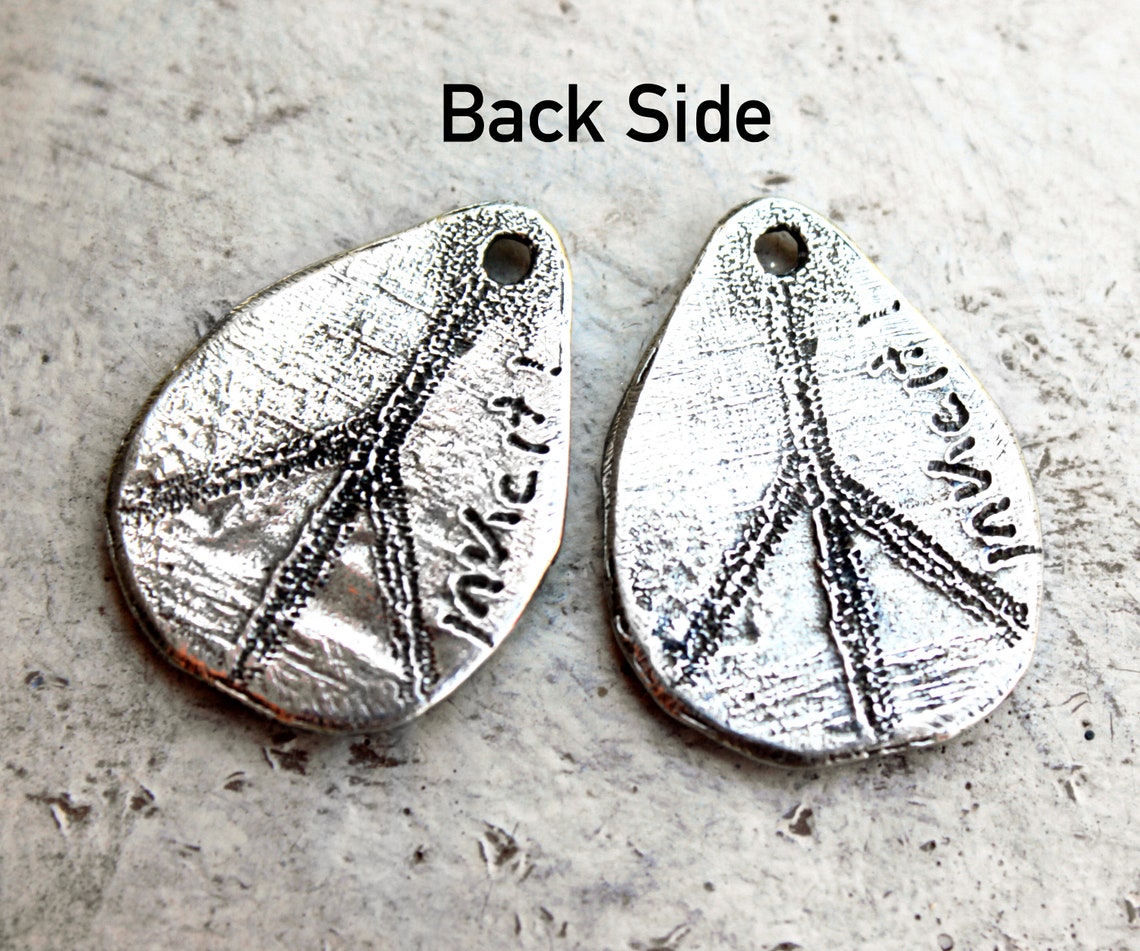 Peace Symbol Charms Polished 19.5mm Tall Handcrafted - Etsy