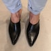 Womens Leather Mules Size 12, Black Leather Mules Size 11 1/2, Leather ...