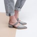Gray Shoes, Mules, Vegan Mules, Stylish Shoes, Mid Heel Shoes, Custom ...