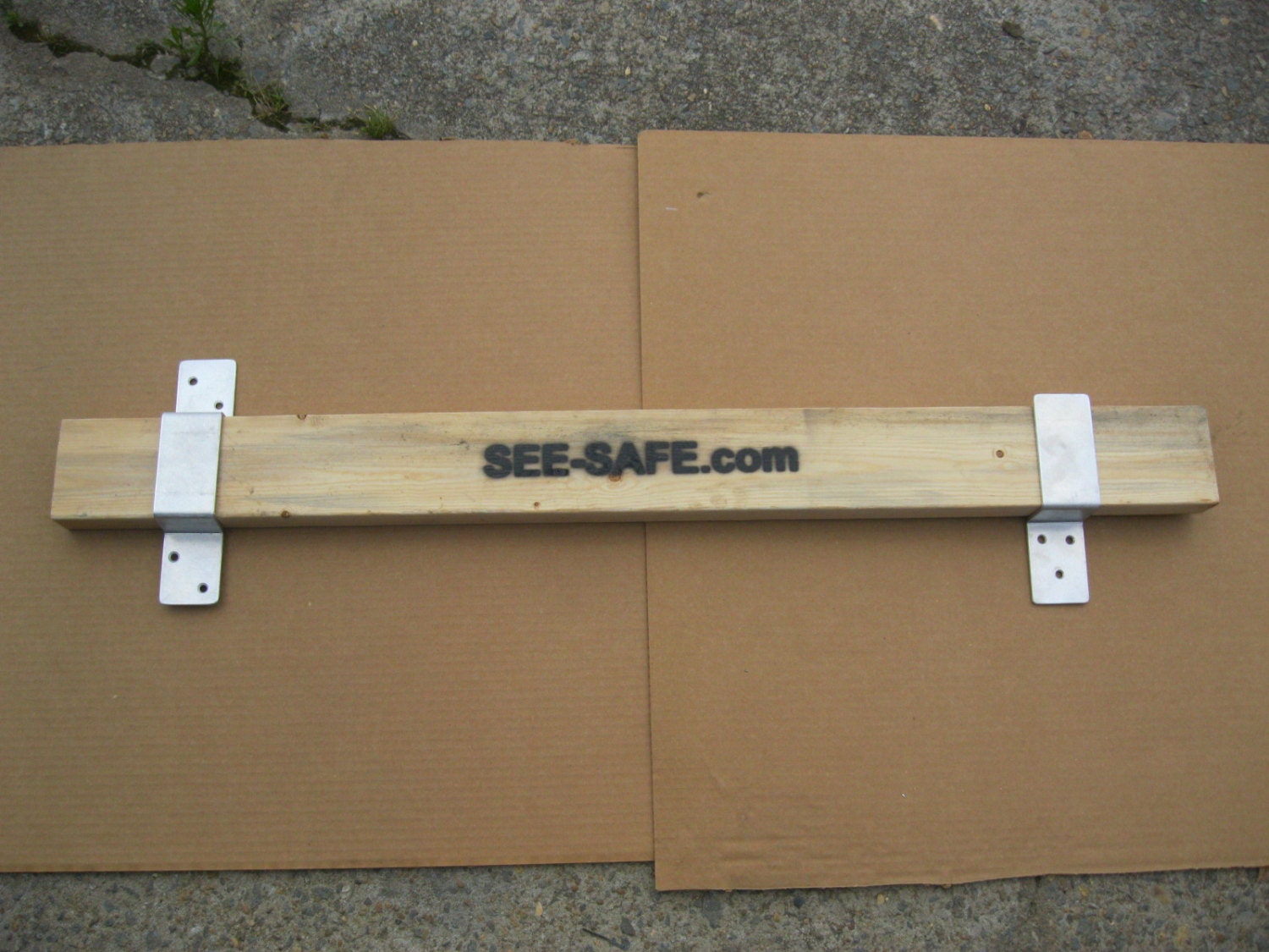 See-safe Security Door 2x6 Board Complete Set Closed & Open Bar 2 Wide ...