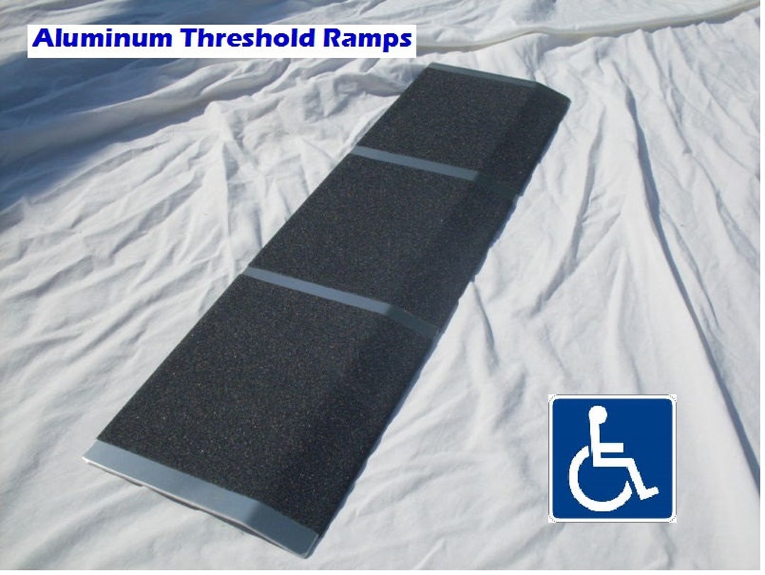Aluminum Wheelchair Threshold Ramp 8 X 30 Portable Strong & Sturdy - Etsy