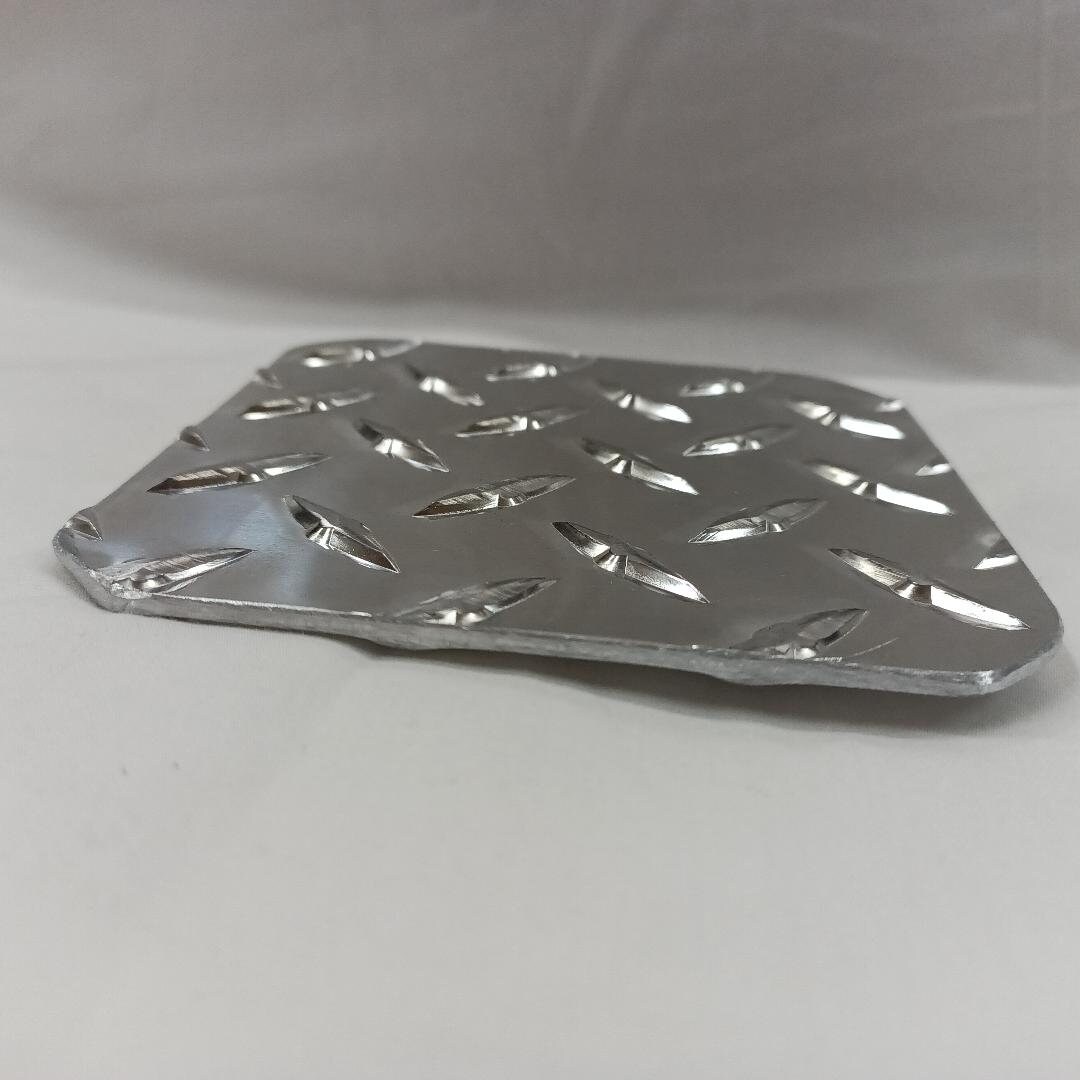 Codyco Aluminum Diamond Tread Plate Motorcycle Kick Stand Pad Non ...