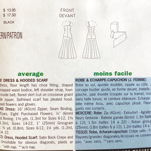 Vintage Reproduction 1940s Retro Strapless Evening Gown W/ Hood Scarf ...