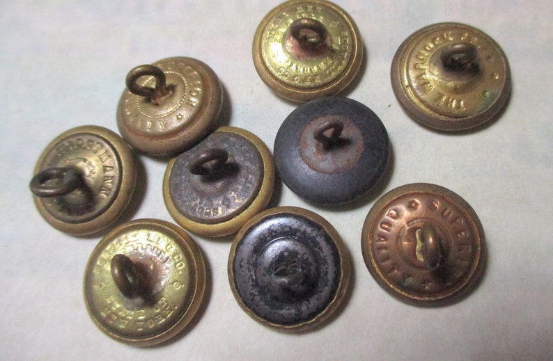 Vintage Uniform Button Lot of 9, Scoville, Horstman and More - Etsy