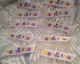 Happy Birthday Ribbon | Etsy