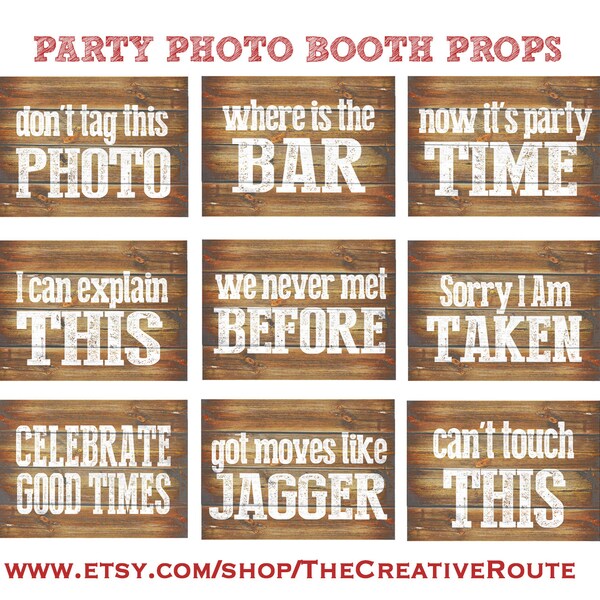 Photobooth Props - Etsy