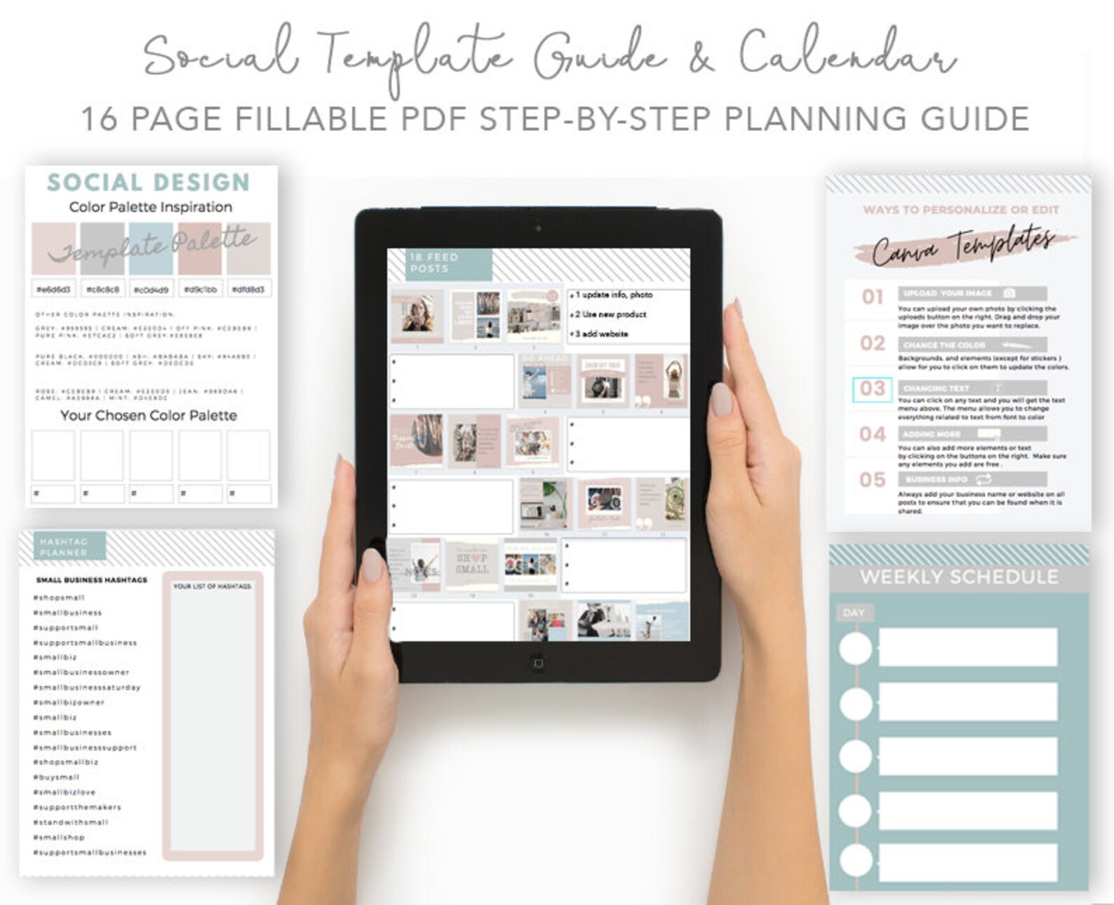 Instagram Templates editable Canva Templates Facebook / | Etsy