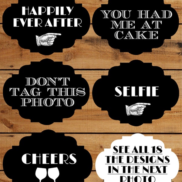 Fancy Photo Booth Props - Etsy