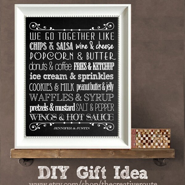 We Go Together Like - Etsy