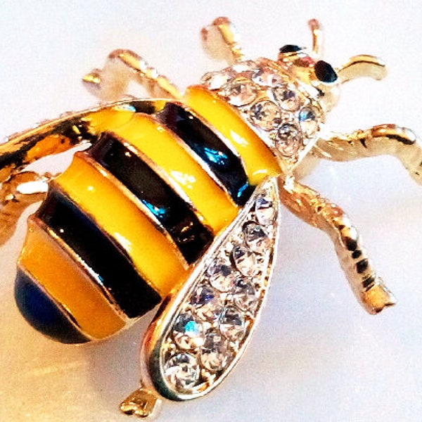 Rhinestone Bee - Etsy