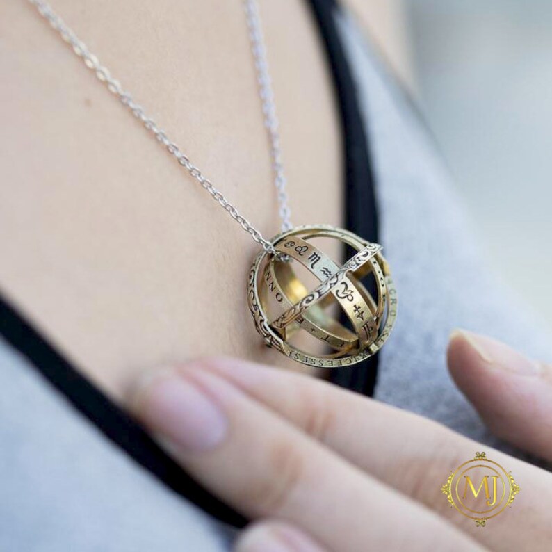 Armillary Ring Astronomical Sphere Ring Gold Horoscope Ring | Etsy