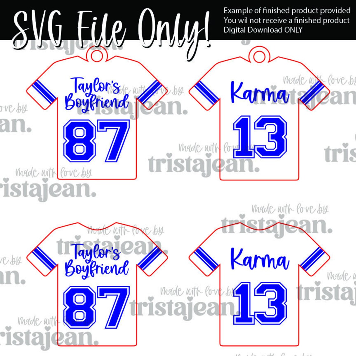 87 Jersey Earring SVG Cut File - Etsy