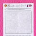 Cookie Printable Word Search Food Word Puzzle Party Game Brain Teaser ...