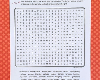 Donuts Printable Word Search | Snacks Word Puzzle Party Game | Brain ...