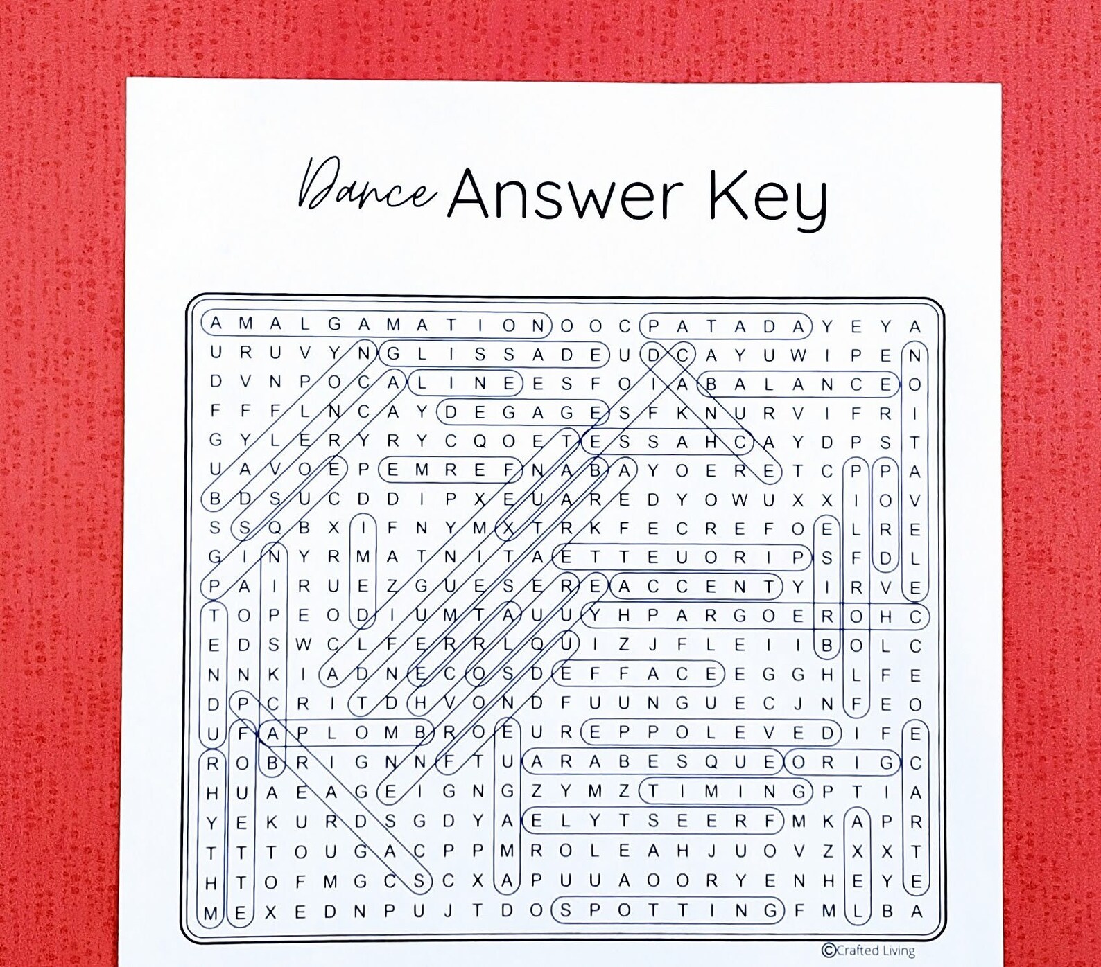 Dance Word Search Puzzle | Printable Party Game (digital Download) - Etsy