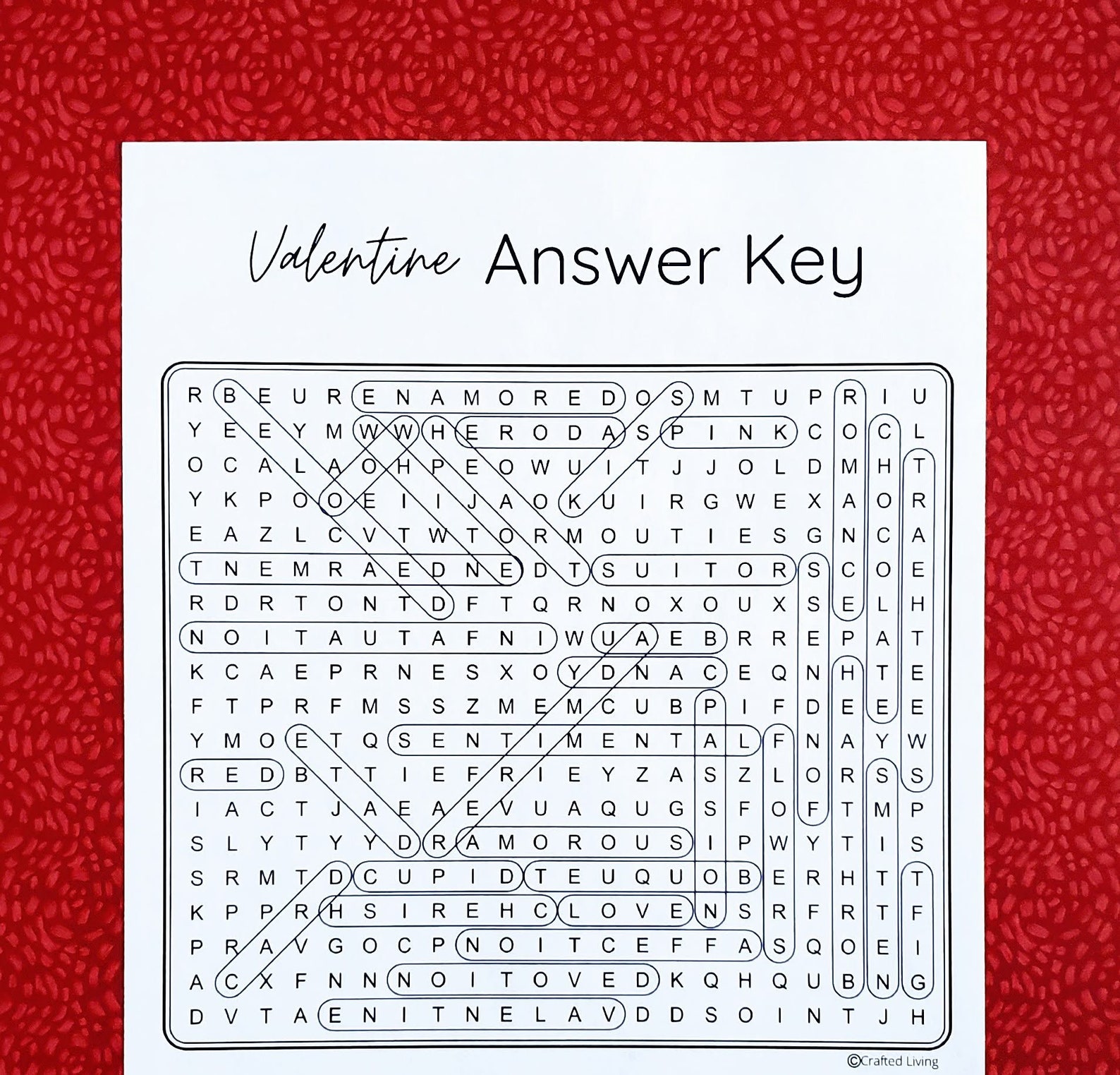 Valentine Printable Word Search | Holiday Word Puzzle Party Game ...
