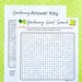 Gardening Printable Word Search | Hobby Word Puzzle Party Game | Brain ...