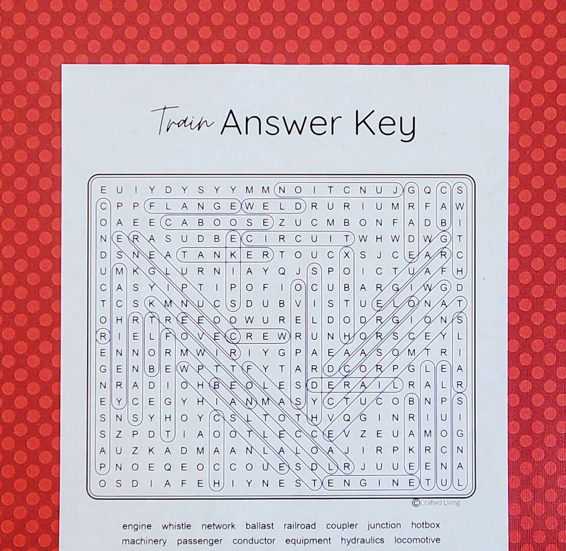 Train Word Search Printable | Transportation Puzzle Game (digital ...