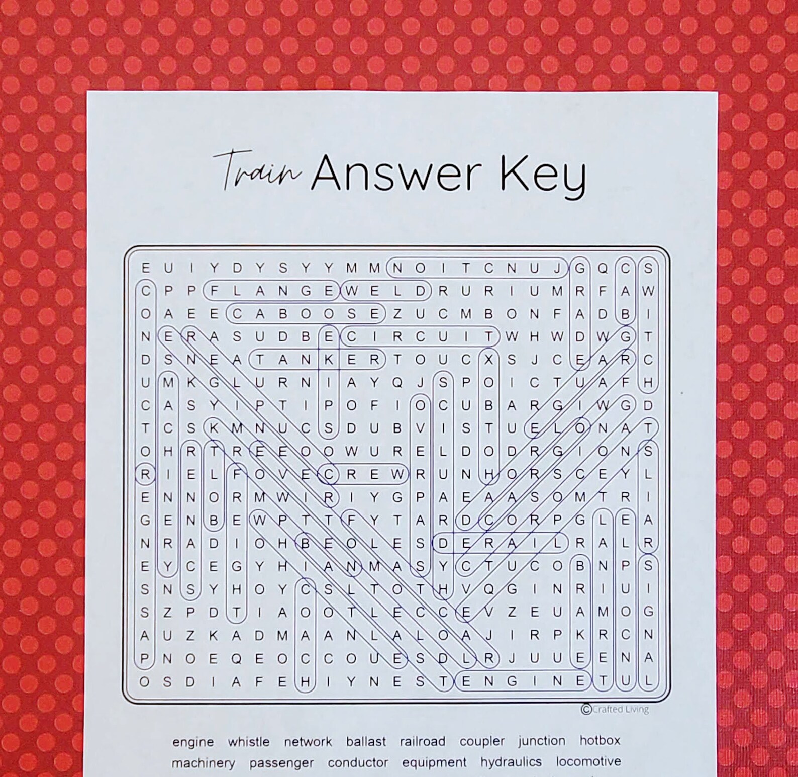 Train Printable Word Search Transportation Word Puzzle Party Game Favor ...