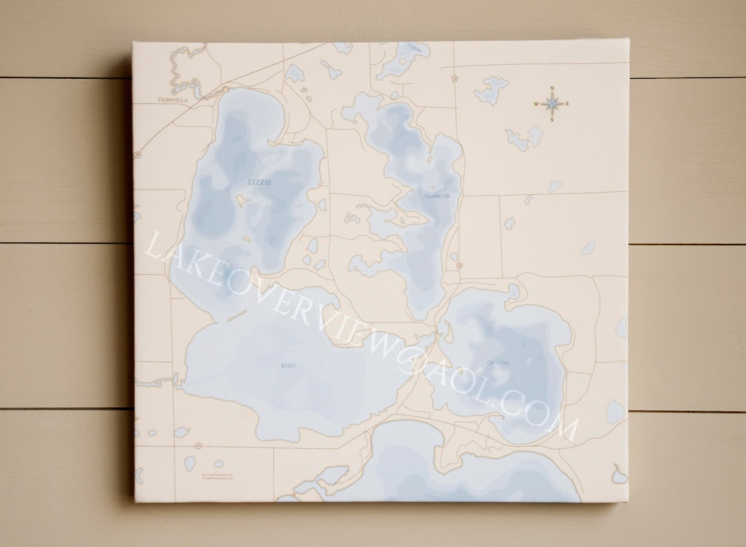 Lizzie Franklin Crystal Lake Map - Etsy