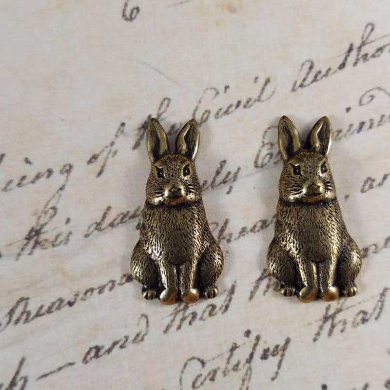 Pewter Rabbit - Etsy UK