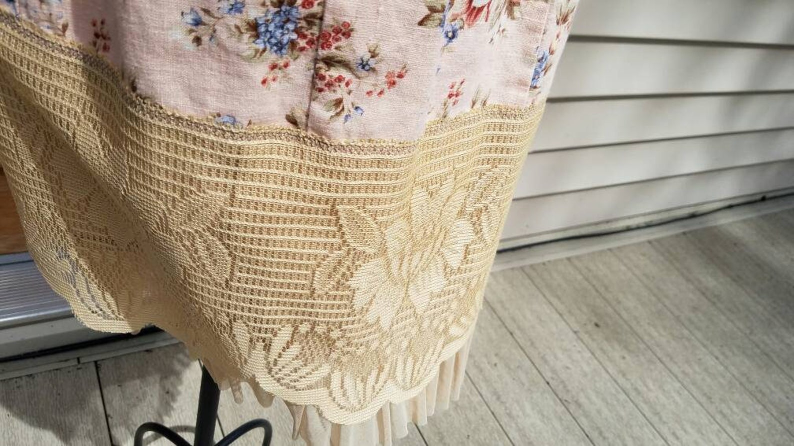 Blush Linen Floral Shabby Chic Gypsy Boho Fairy Upcycled Dress - Etsy