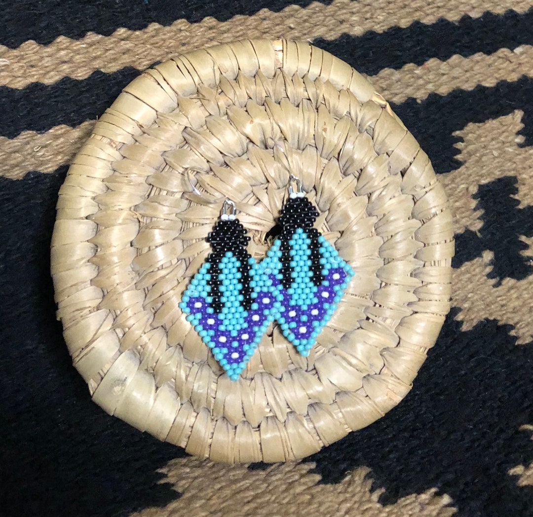 MMIW Seed Bead Handwoven Earrings- Made to Order - Various Colors ...