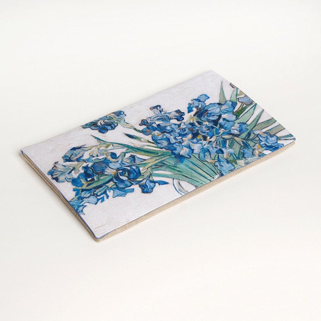 Van Gogh Print Art Bag Light Blue Clutch Purse Van Gogh Irises - Etsy