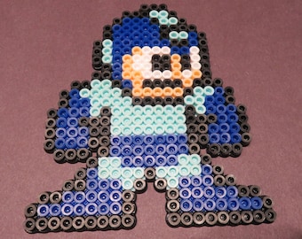 Mega Man 1 Sprites NES Perler Bead Pixel Art Robot Electric Man Fire ...