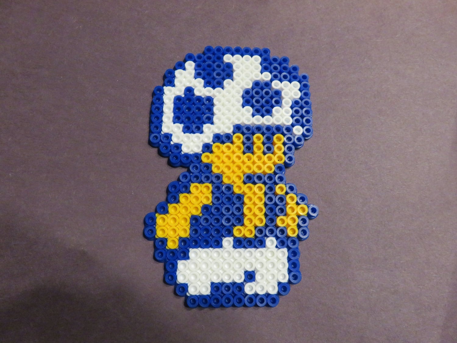 Toad From Super Mario Bros 2 Perler Bead Art - Etsy