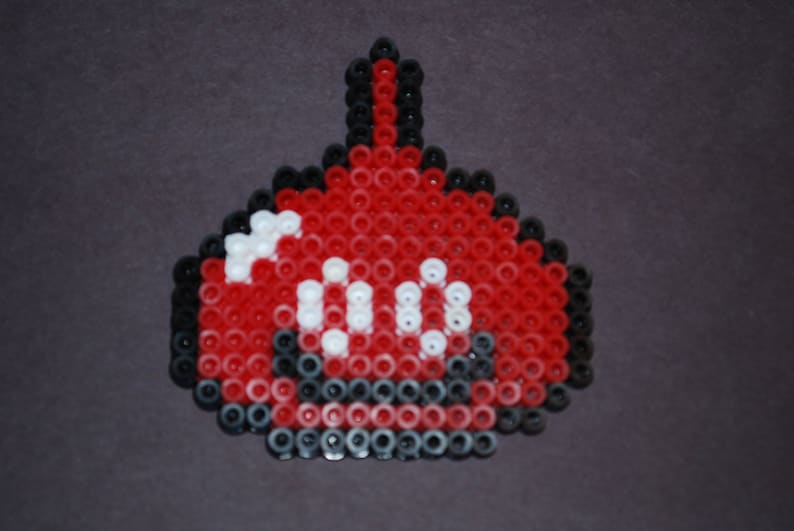 Red Slime From Dragon Warrior Perler Bead Art - Etsy