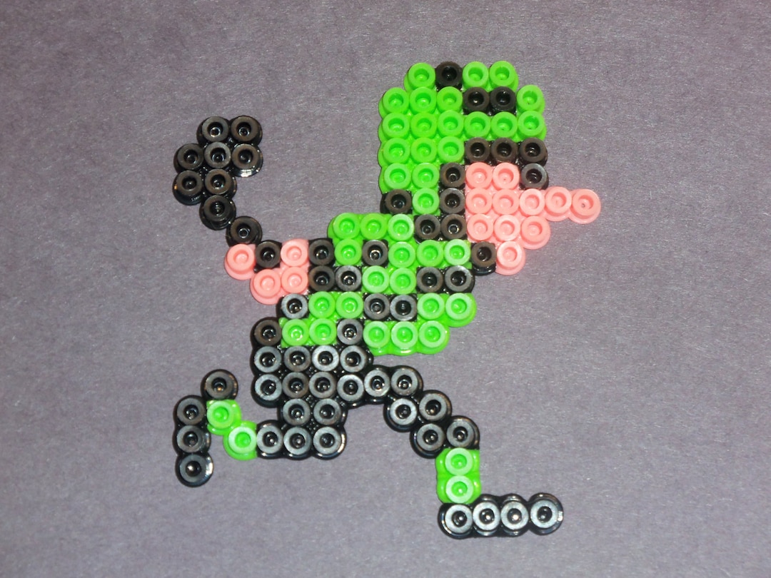 Skinny Player From Ice Hockey Perler Bead Art - Etsy