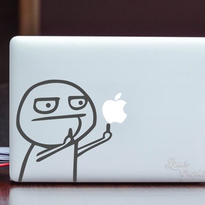 Middle Finger Stickman Decal Funny Vinyl Decal Flip off - Etsy