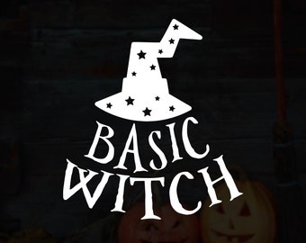 Basic Witch Sticker - Etsy