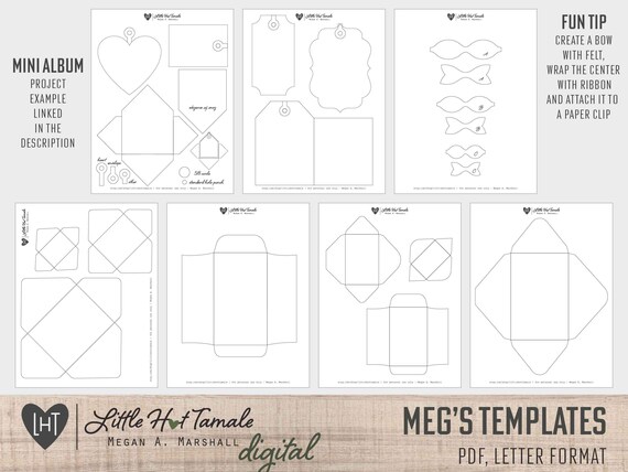 Mini Envelope Template