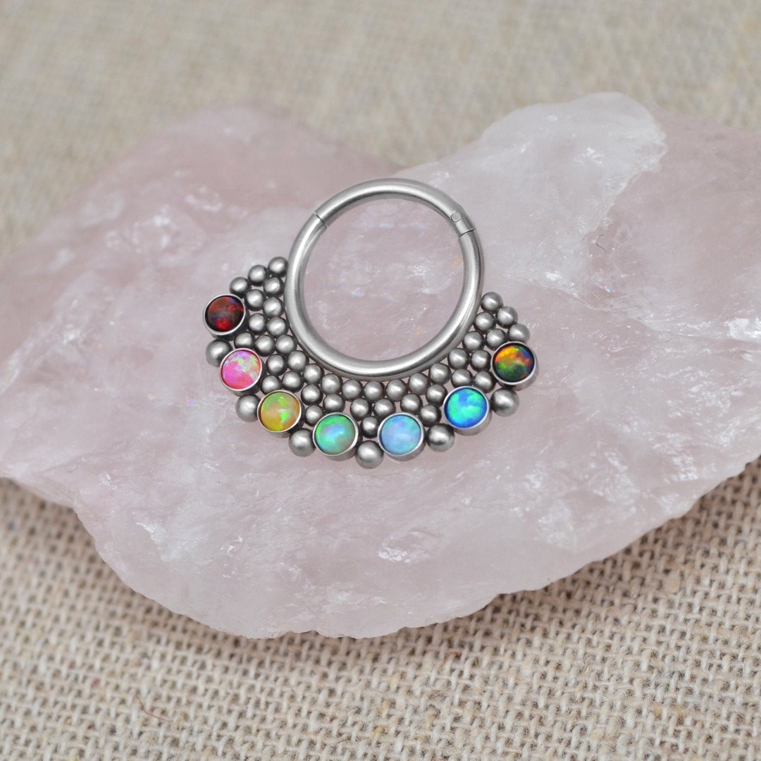 Implant Grade Titanium Septum Jewelry - Septum Piercing 16g - Daith ...