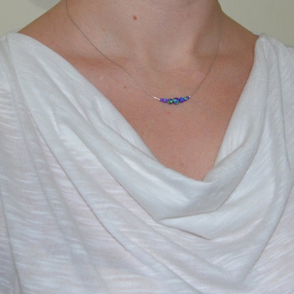 Horizontal Bar Necklace - Etsy