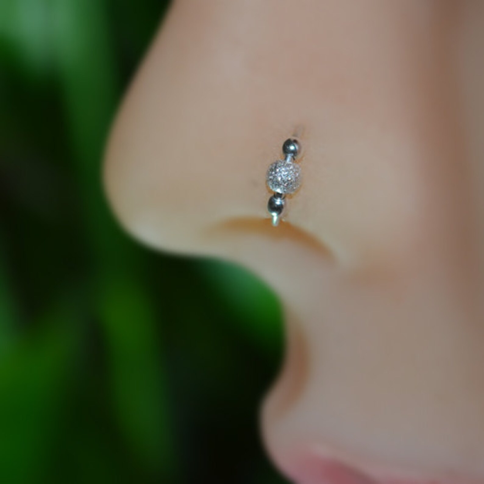 Sterling Silver Nose Cuff Extra Small Fake Nose Ring Ear | Etsy