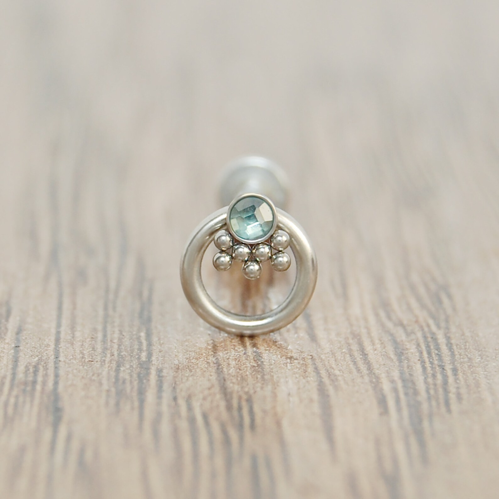 Lip Ring Surgical Steel Labret Piercing Internally - Etsy