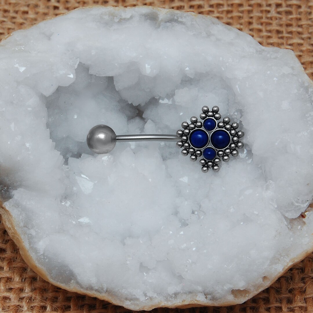Belly Button Ring - Navel Piercing - Surgical Steel Belly Piercing ...