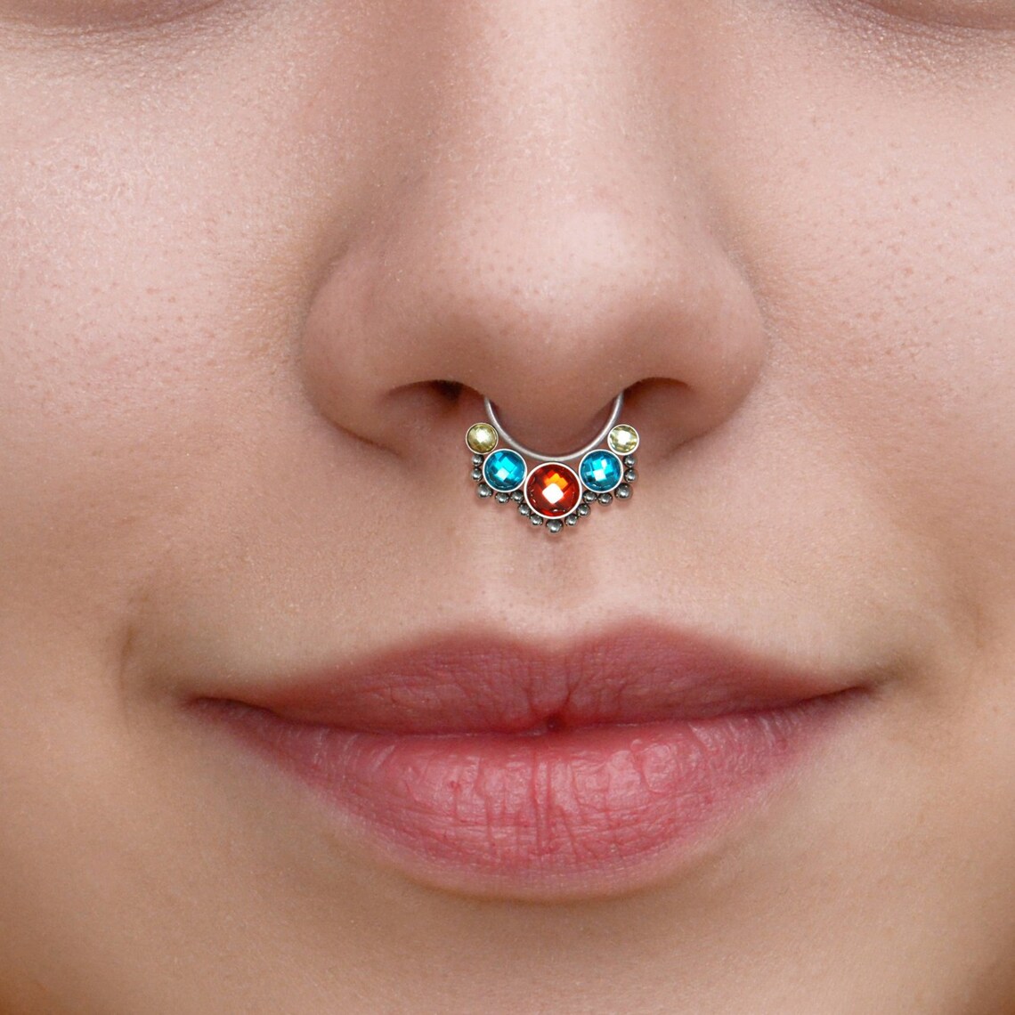 Surgical Steel Septum Jewelry - Septum Piercing 16g - Daith Hoop With ...