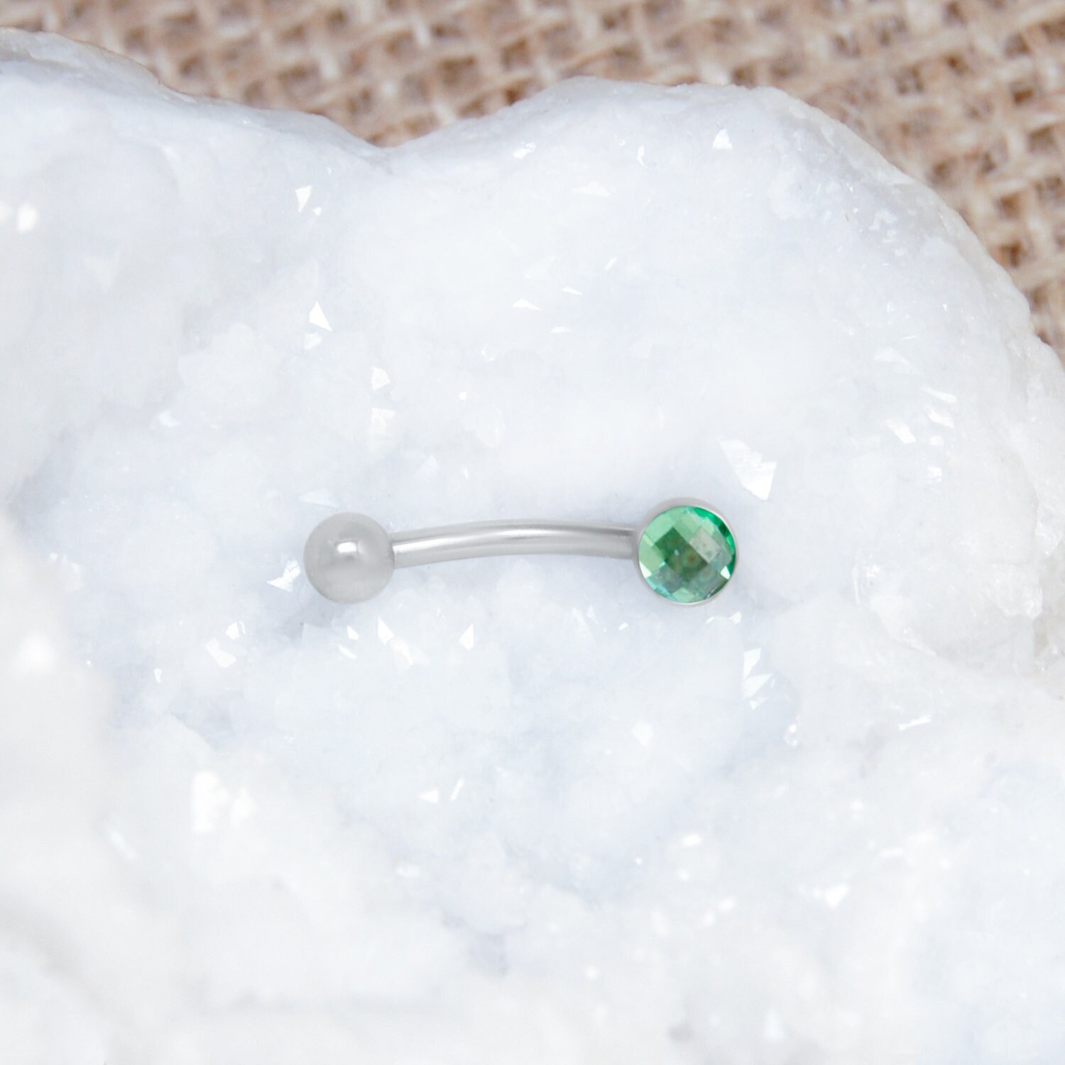 Eyebrow Curved Barbell Eyebrow Piercing Eyebrow Jewelry CZ | Etsy