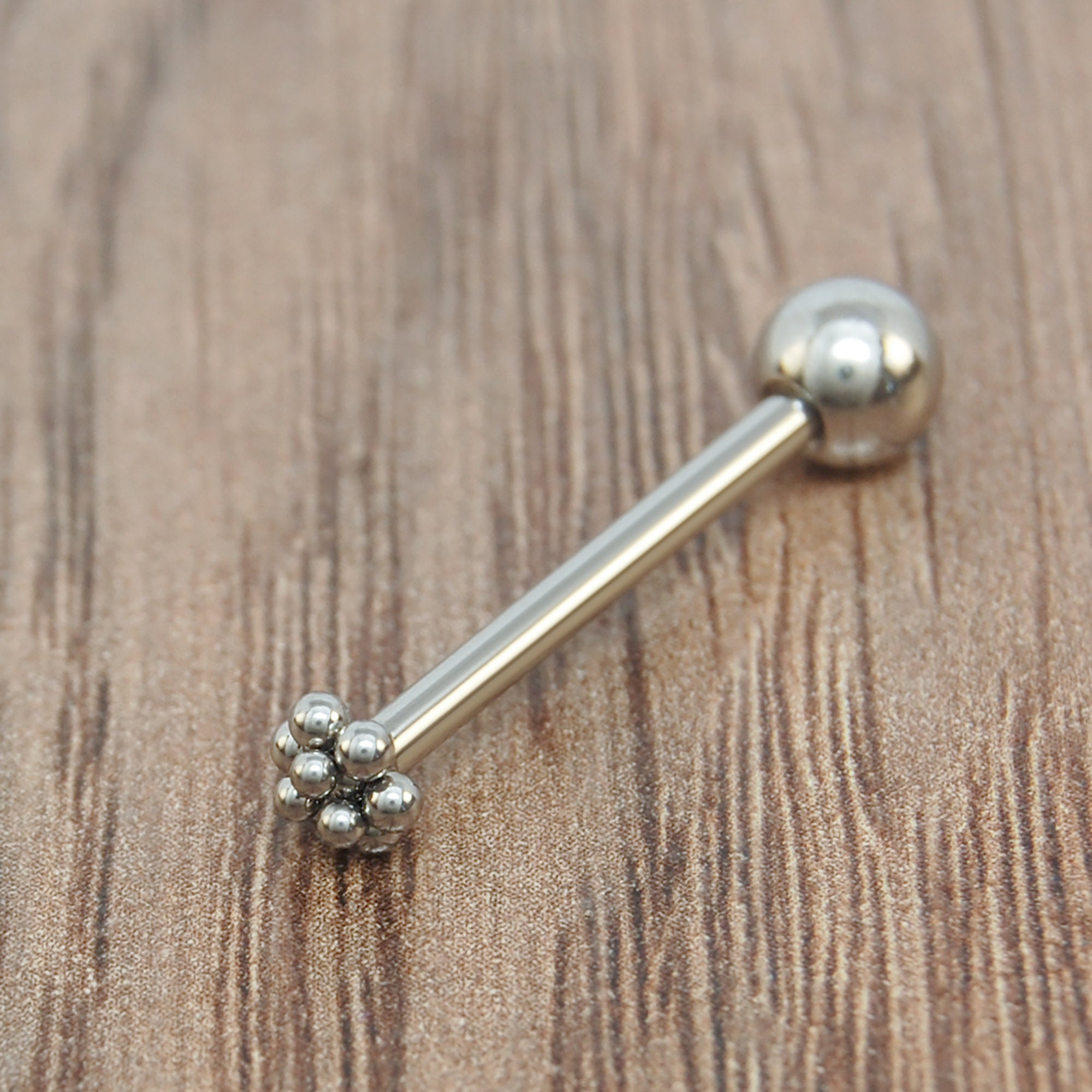Surgical Steel Tongue Bar - Tongue Ring - Tongue Barbell Stud Earring ...